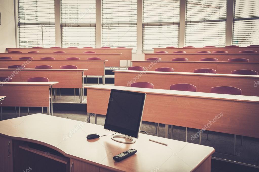 College Lecture Hall Desk