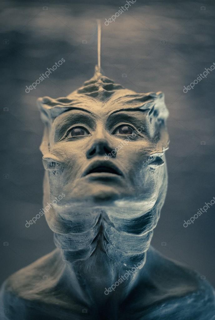 Monster sculpture made from clay Stock Photo by ©nejron 74725419