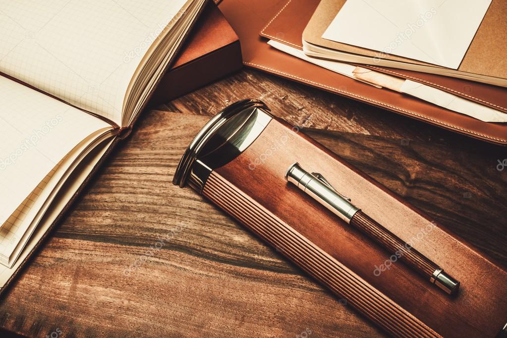 Luxurious writing tools Stock Photo by ©nejron 76360113