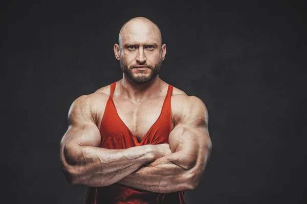Bald muscle guy Stock Photos, Royalty Free Bald muscle guy Images ...