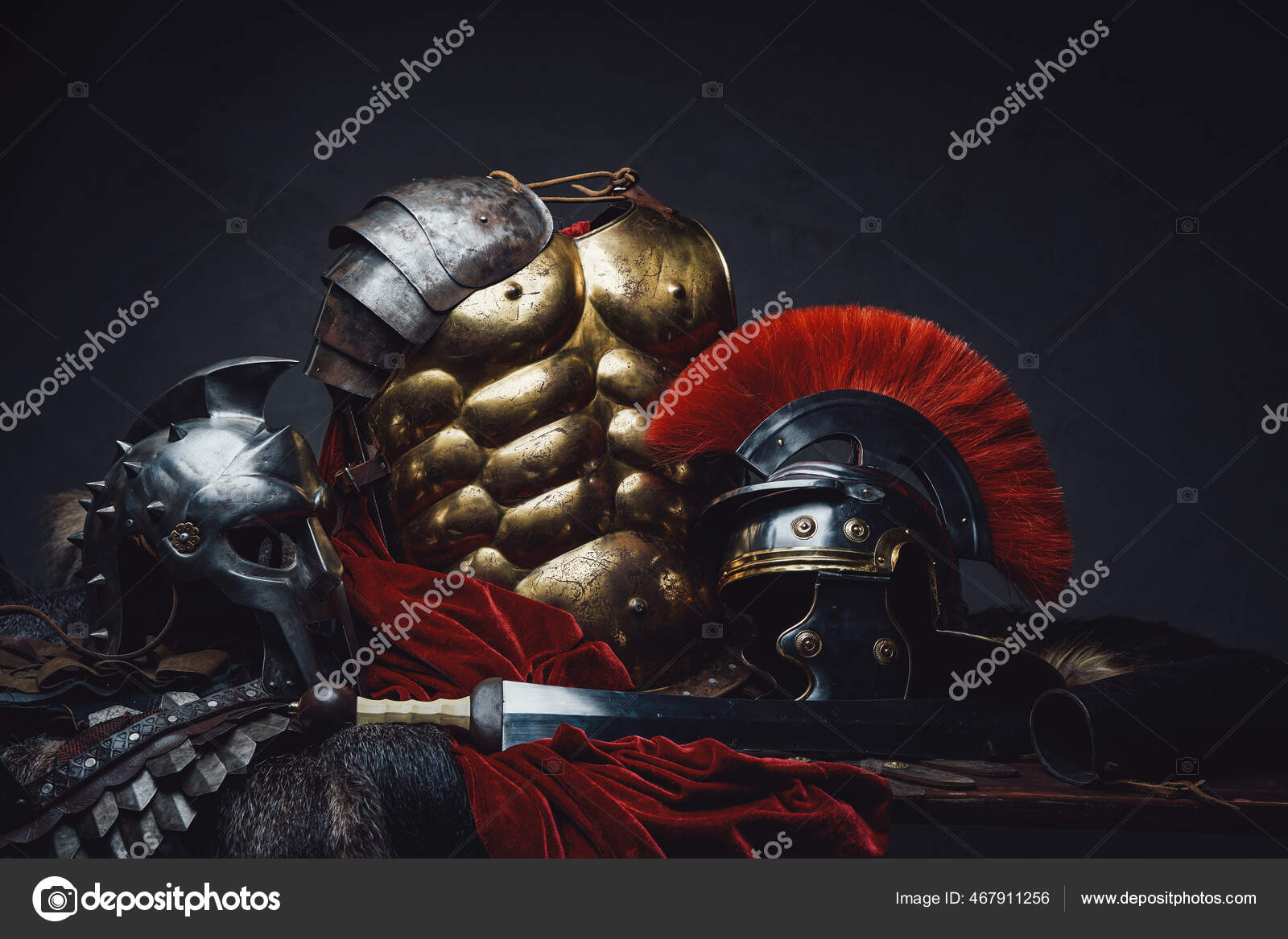 Ancient Roman Gladiators Armor