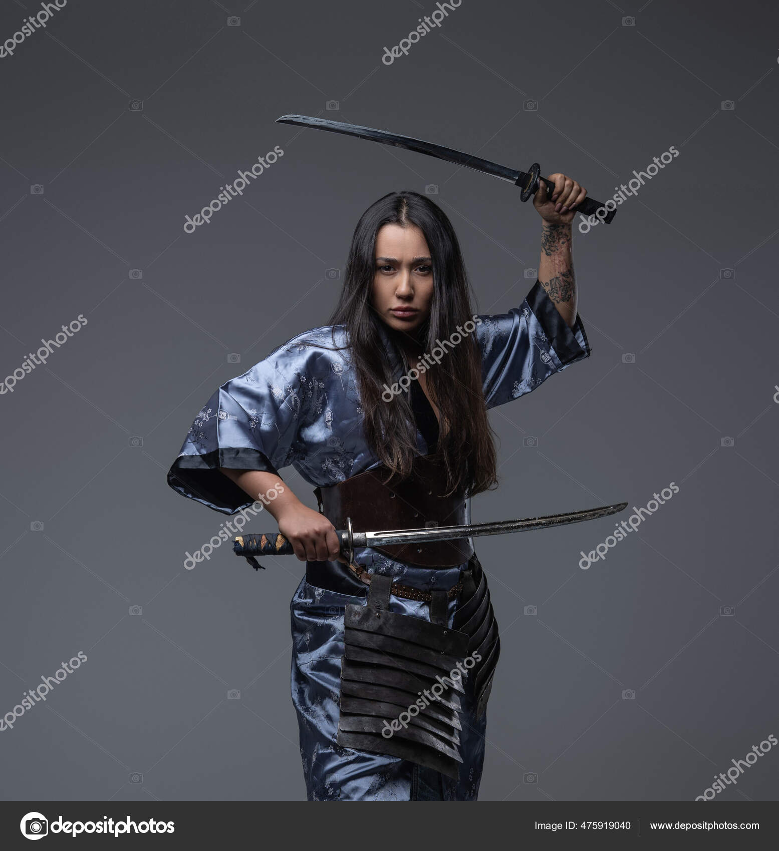Samurai Sword Poses
