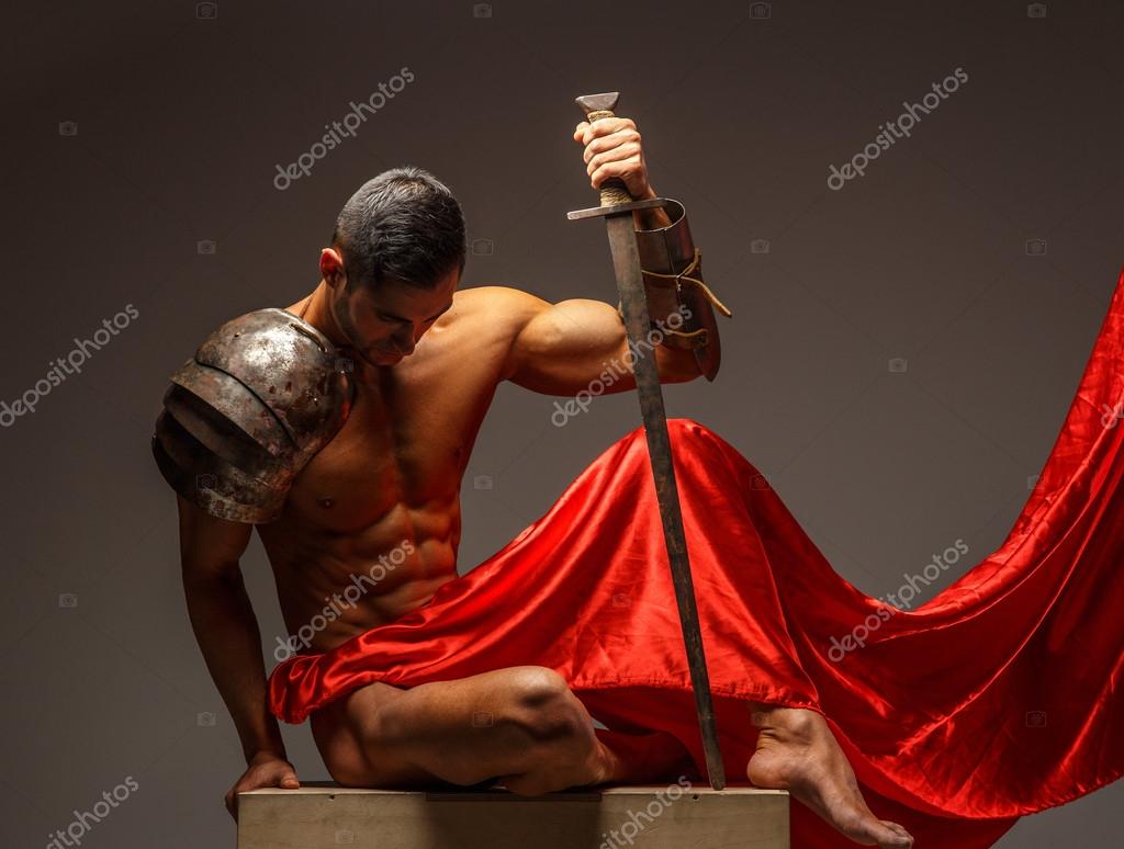 Muscular Rome warrior Stock Photo by ©fxquadro 72921245