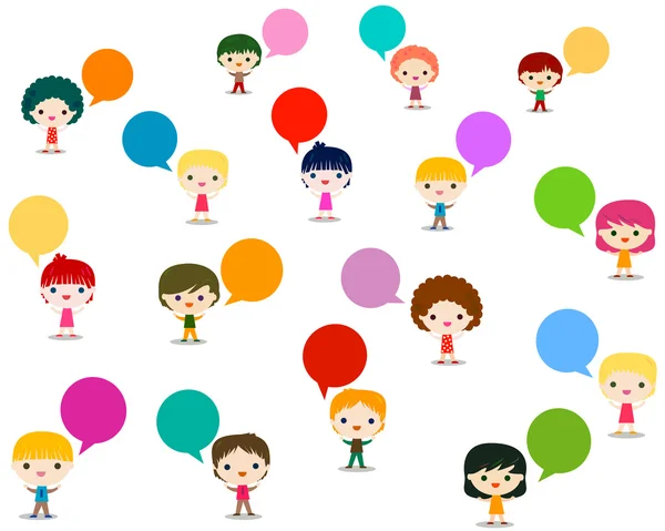 Cute girls talking design Stock Illustration by ©dip2000 #103466354