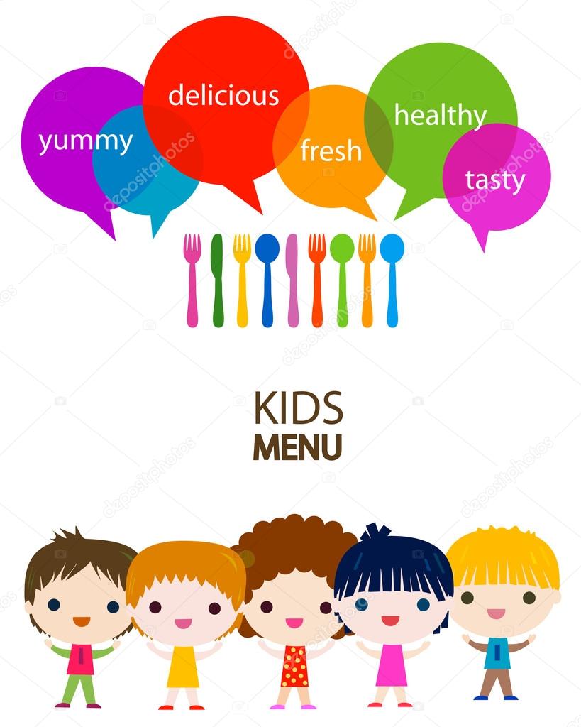 Menu kids background Stock Vector by ©dip2000 104731150