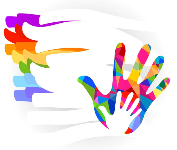 Hand helping illustration Stock Vector Image by ©dip2000 #107369432