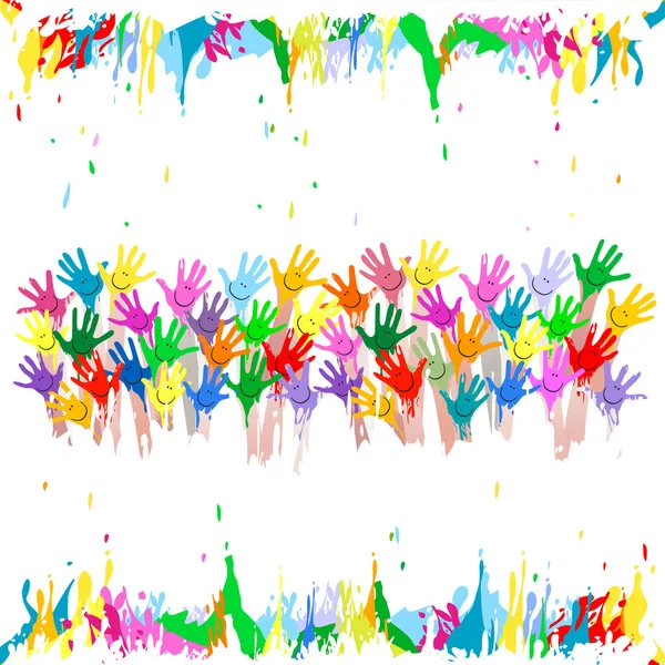 Colorful hands Stock Vector Image by ©dip2000 #54386289