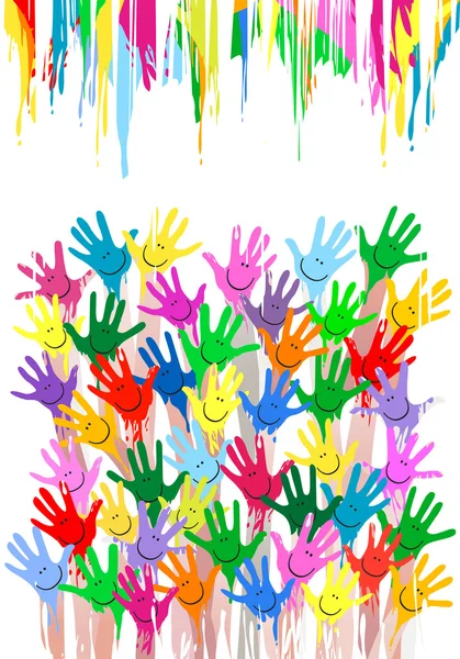 Colorful hands Stock Vector Image by ©dip2000 #54249317