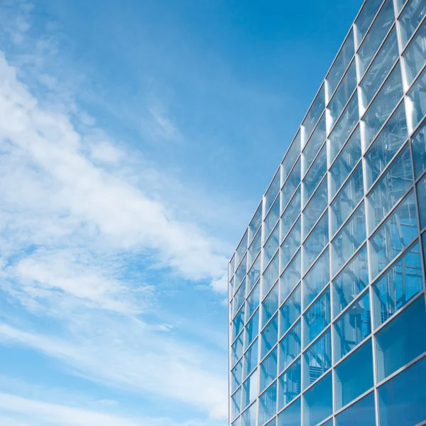 Facade of glass office building, the view from bottom up Stock Photo by ...