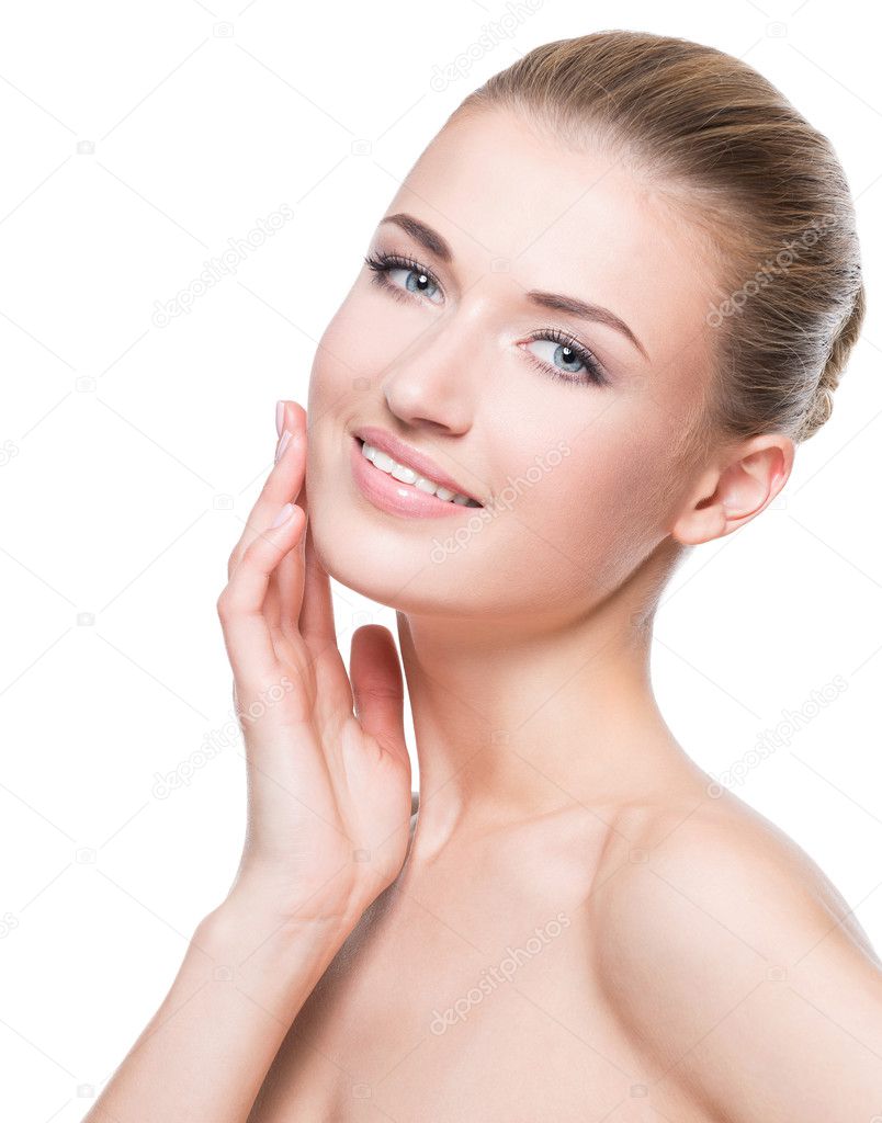 Young woman with clean skin. Stock Photo by ©valuavitaly 90847048