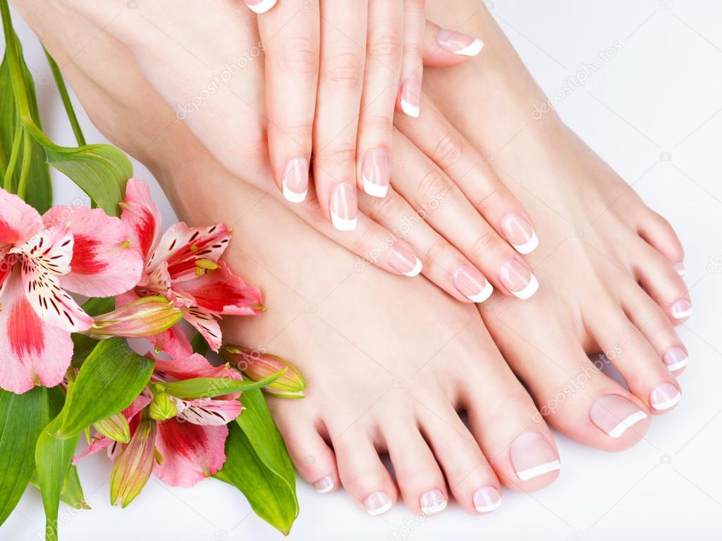 Female pedicure and manicure Stock Photo by ©valuavitaly 90847486 Female pedicure and manicure Stock Photo by ©valuavitaly 90847486