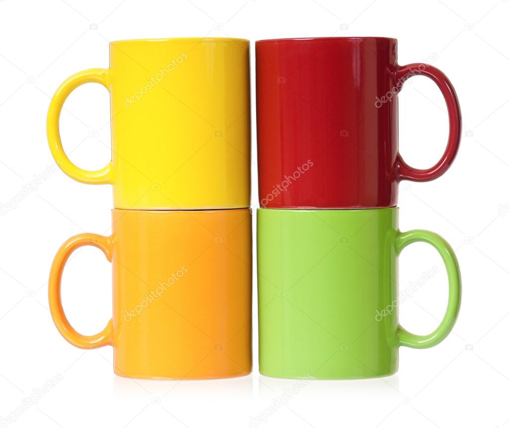 Colorful cups — Stock Photo © DenisNata #84113332