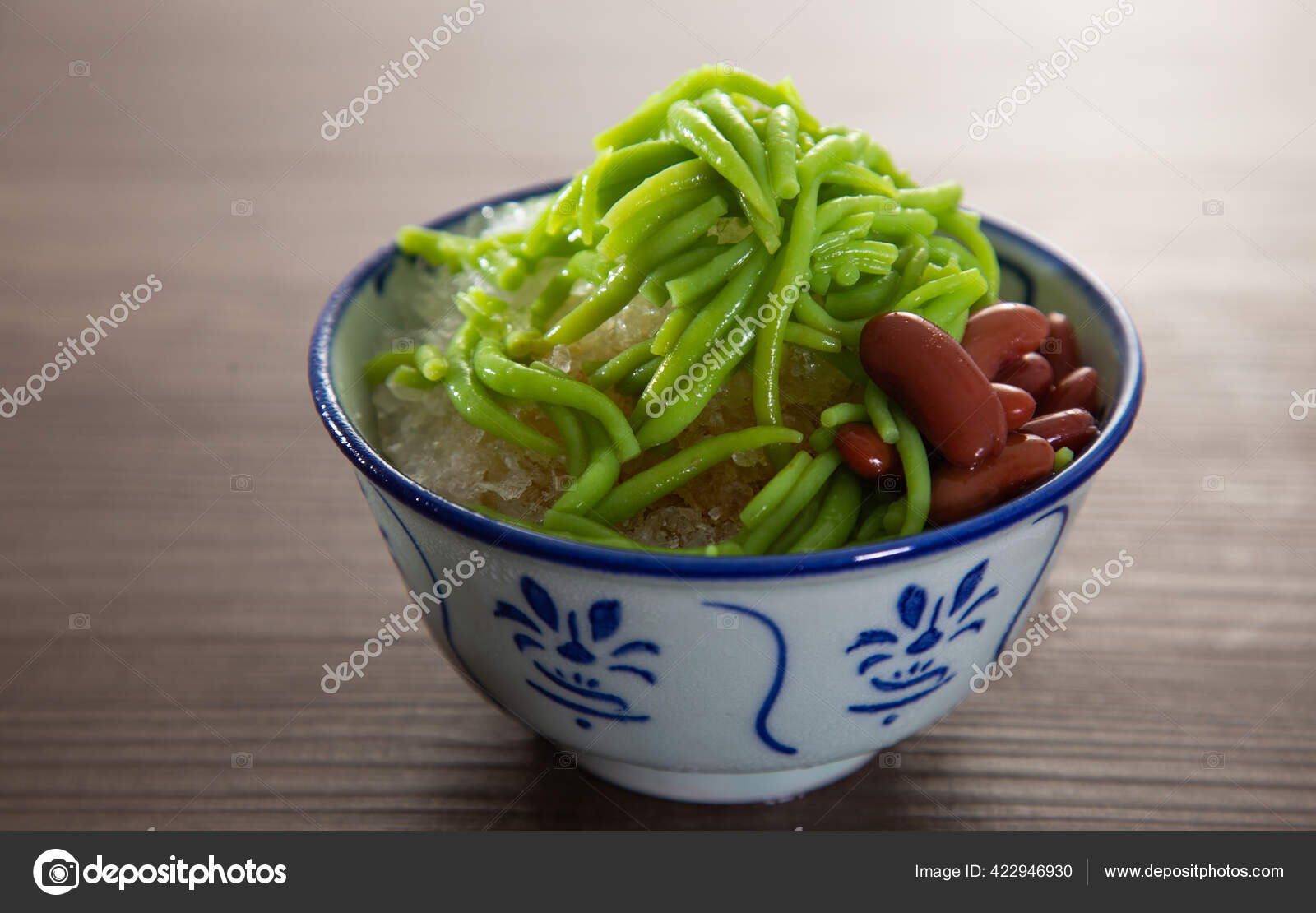 Malaysian Desserts Called Cendol Cendol Made Crushed Ice Cubes Variety ...