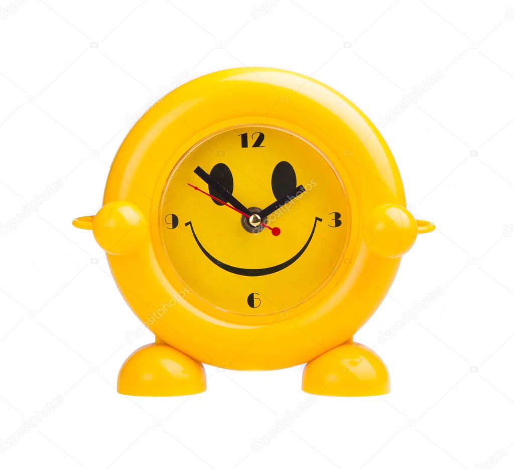 Happy face clock Stock Photo by ©tehcheesiong 66121395