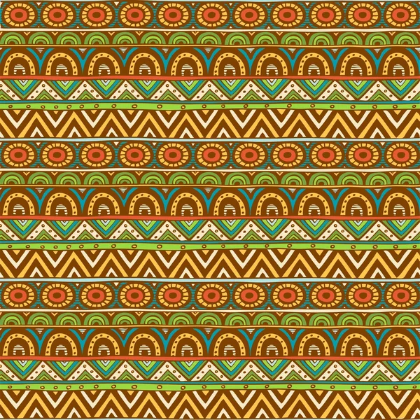 Ethnic African pattern in retro colors — Stock Vector © vgorbash #37521093