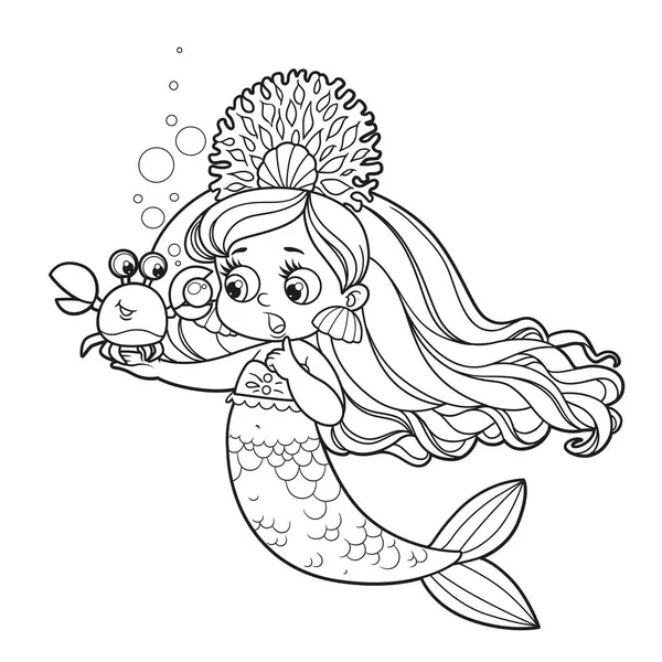 Mermaid coloring page ภาพเวกเตอร์สต็อก Mermaid coloring page ภาพประกอบ ...