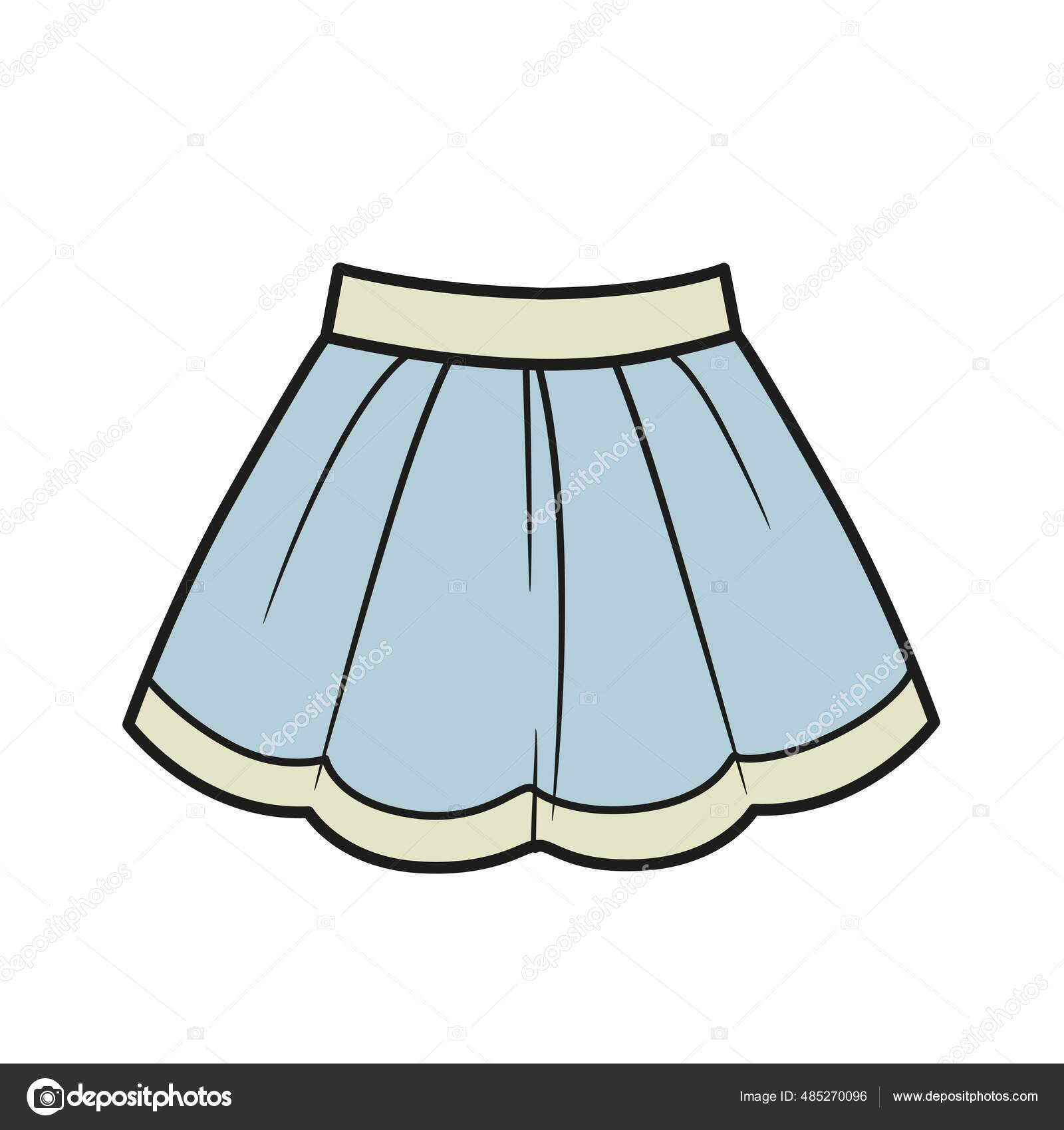 Skirt Coloring Page