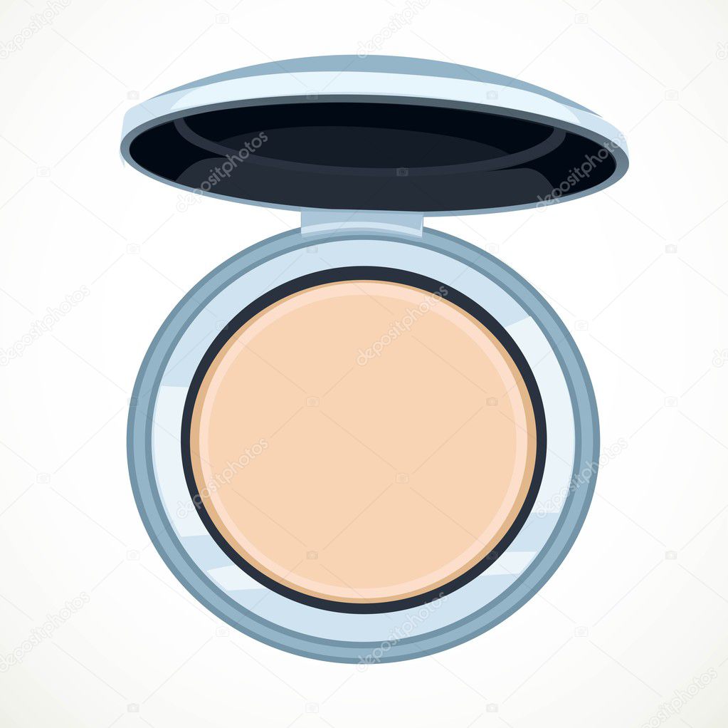 Powder top view isolated on a white background Stock Vector by ©yadviga ...