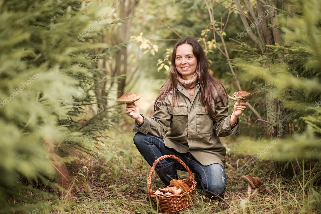 To picking mushrooms. Stock Photo by ©EdwardSV 123267344