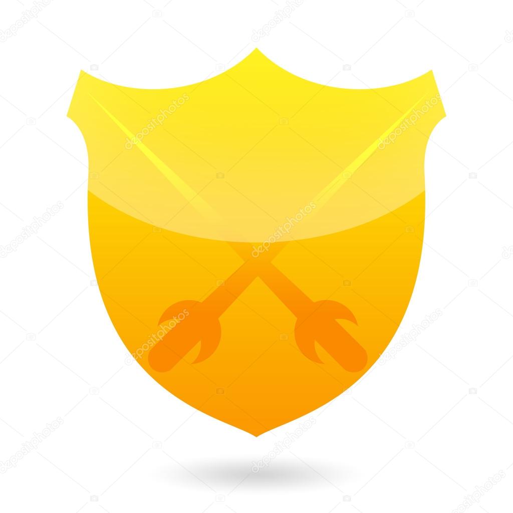 Shield with crossed swords — Stock Photo © Skovoroda #57761663 Shield with crossed swords — Stock Photo © Skovoroda #57761663