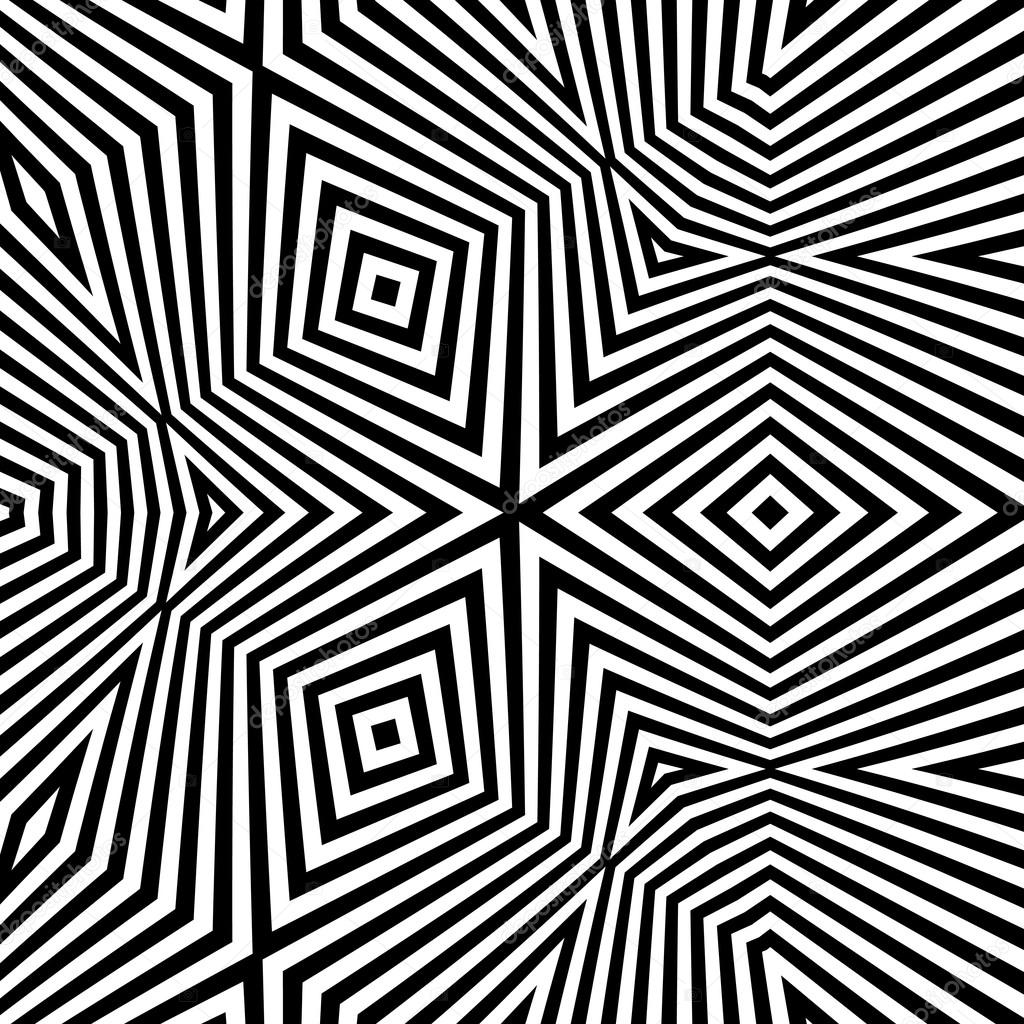 Pattern With Optical Illusion. Abstract Background. Optical Art. 3d ...