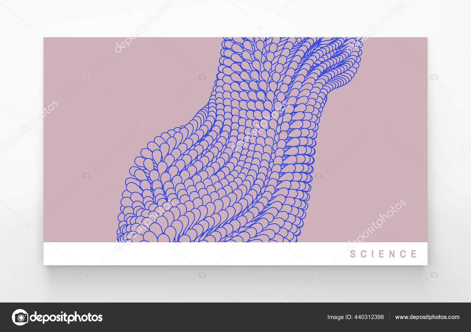 Wave Formed Many Particles Cell Membrane Structure Motion Scientific ...