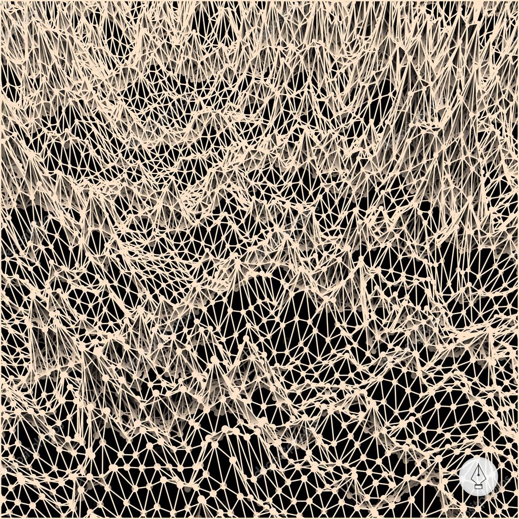 Network abstract background. 3d technology vector illustration. Stock ...