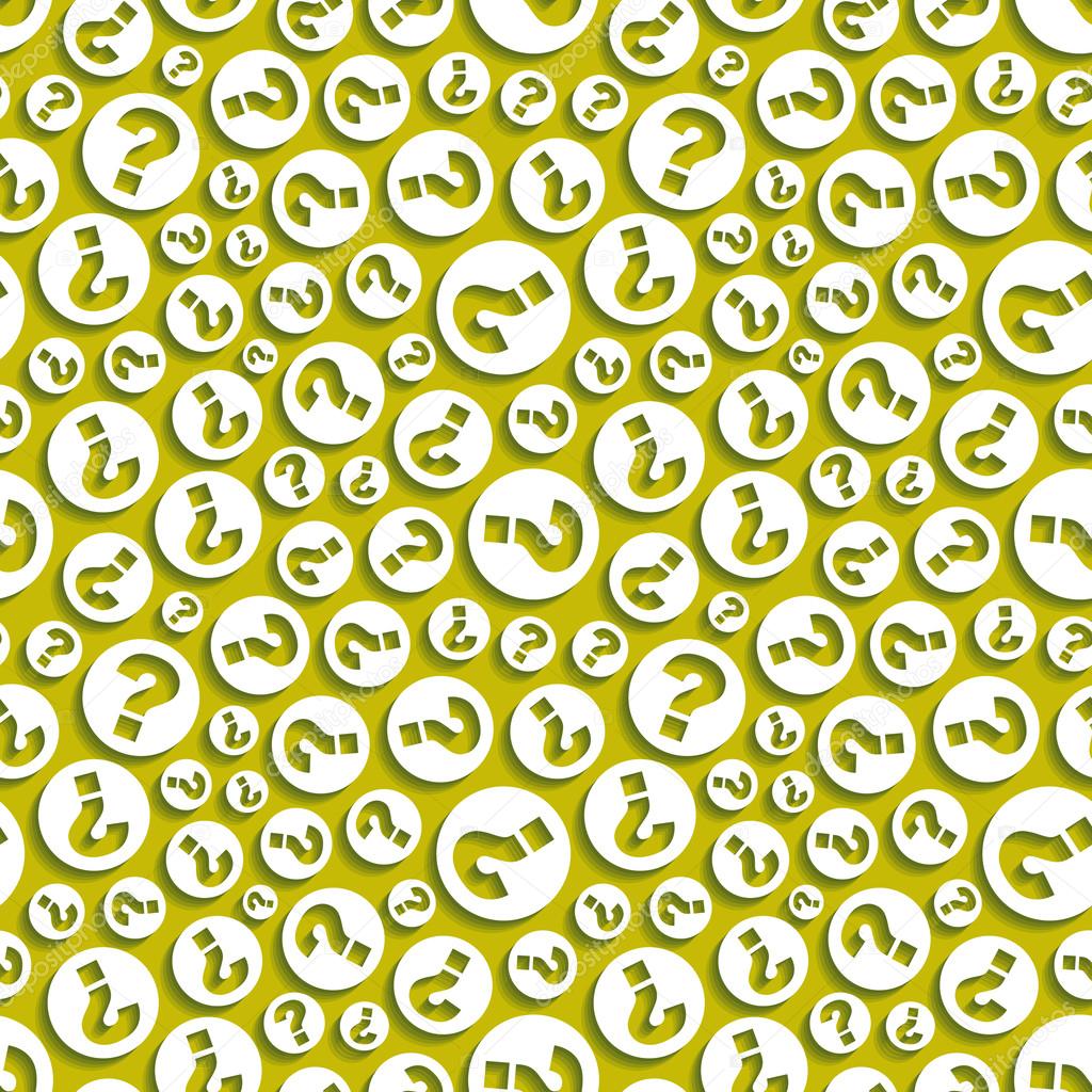 Questions. Seamless pattern. Vector illustration. Stock Vector Image by ...