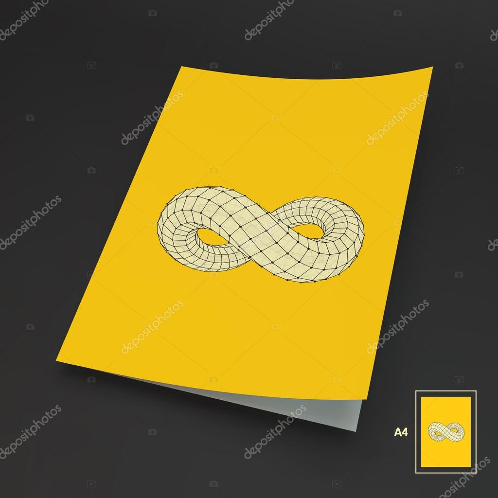 A4 Business Blank. Infinity Symbol. — Stock Vector © studiom1 #81630372