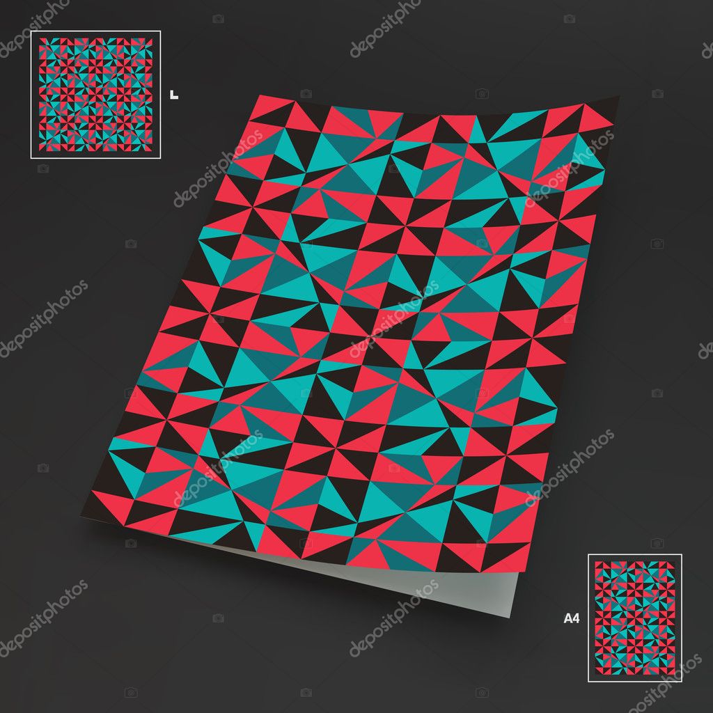 A4 Business Blank. Abstract Vector Illustration. Stock Vector Image by ...