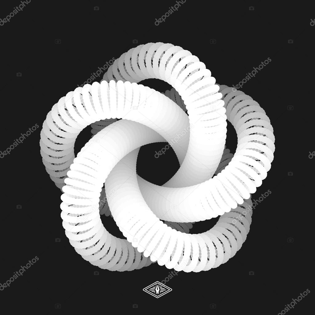 Star. Connection structure. Vector 3D illustration. Stock Vector Image ...