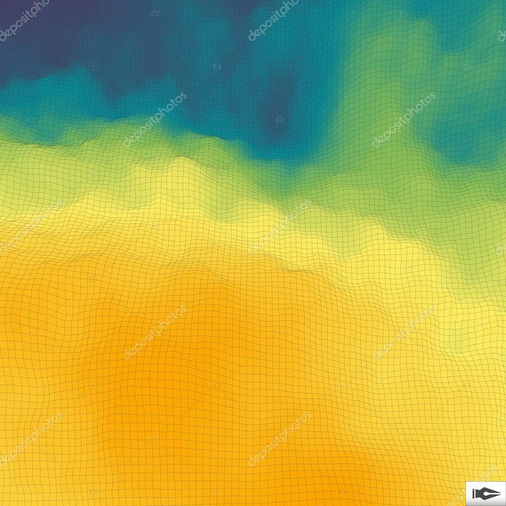 3d Perspective Grid Background Texture. Mosaic. Lattice Effect Stock ...