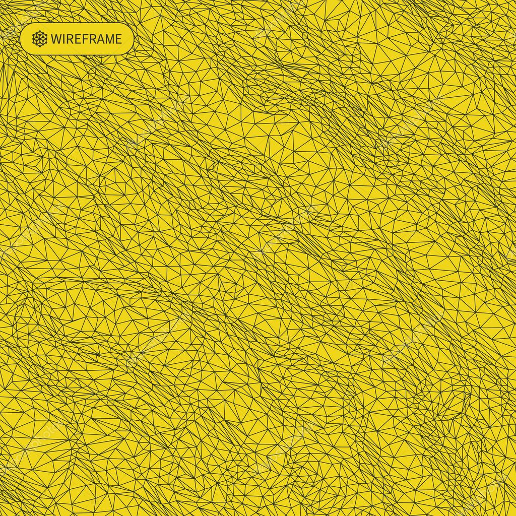 Network abstract background. 3d technology vector illustration. Stock ...