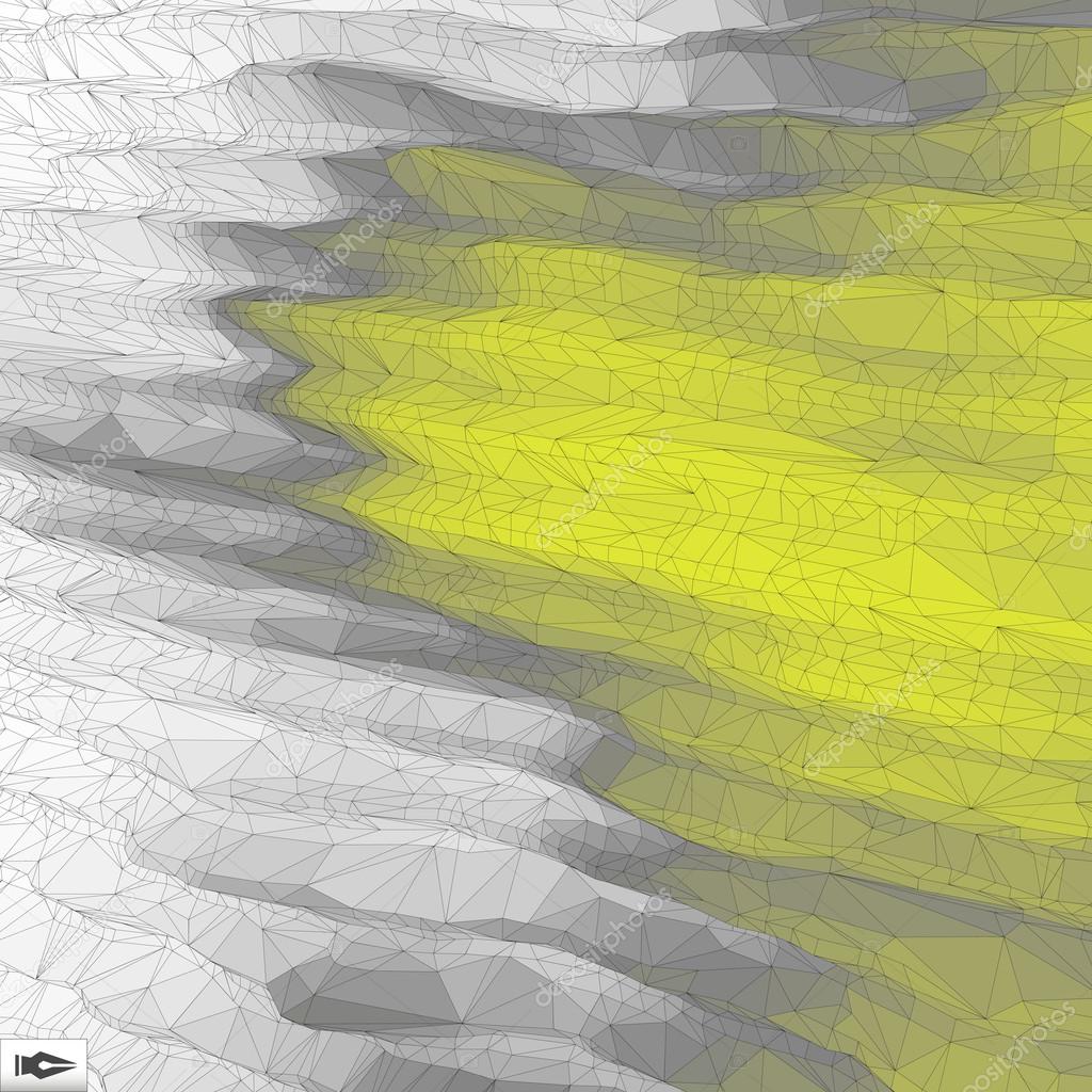 3d Perspective Grid Background Texture. Mosaic. Lattice Effect Stock ...