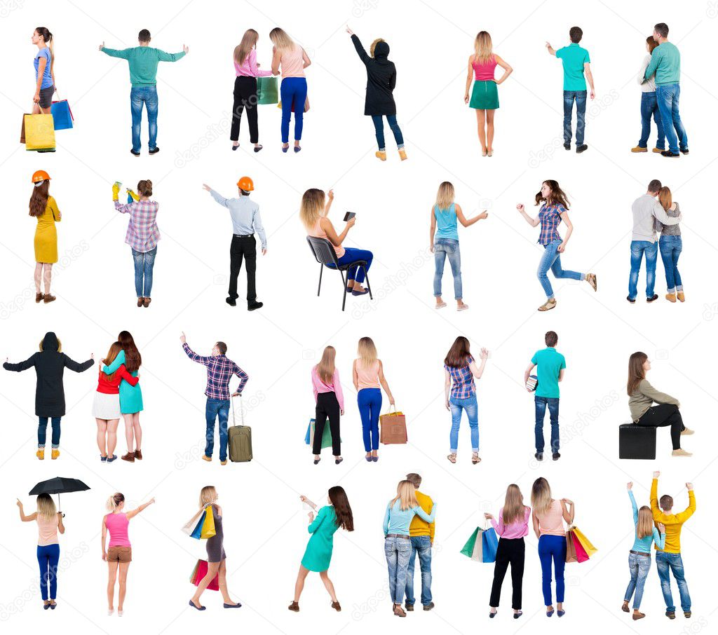 Collection " Back view people ". Stock Photo by ©ghoststone 122651726