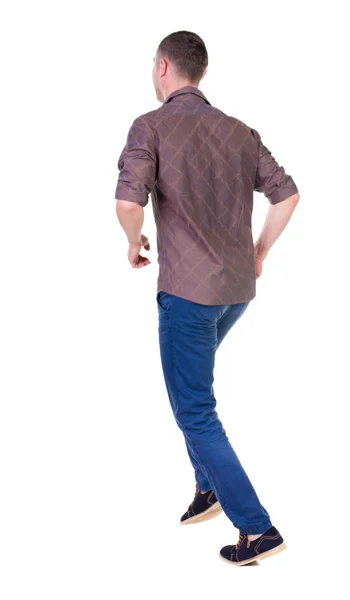 Back view of running man. Stock Photo by ©ghoststone 72326153