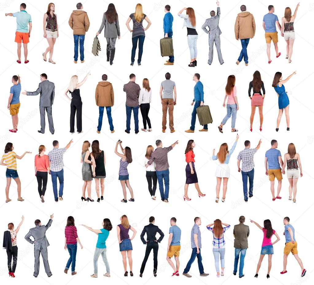 Back view of group people Stock Photo by ©ghoststone 61565757