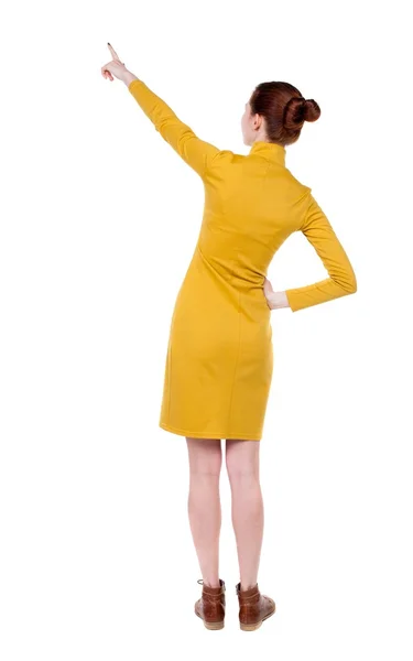 Back view of standing young beautiful woman. Stock Photo by ©ghoststone ...