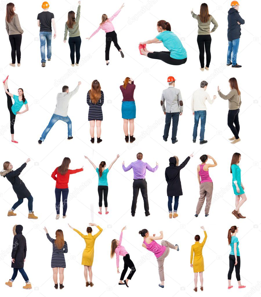 Collection " Back view people ". Stock Photo by ©ghoststone 92373504