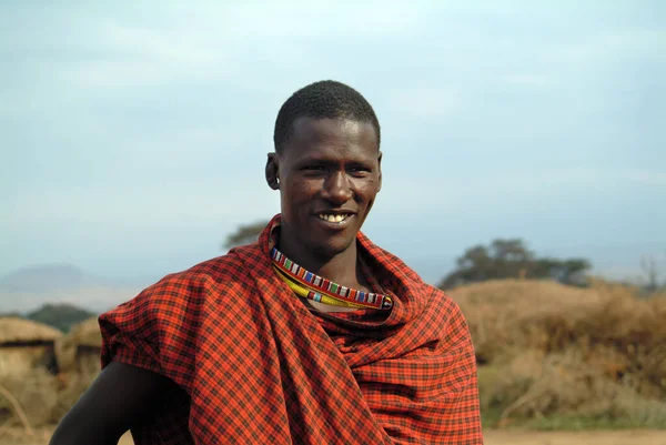Local african young man traditioinal rural rural community hyper ...