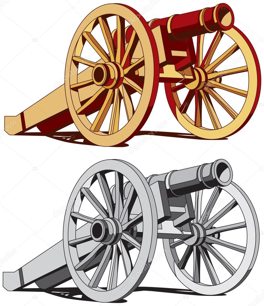 Civil War Cannon Vector Free Vectors | A Soldier Who Shoots A Cannon