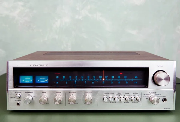 Vintage Stereo Cassette Receiver — Stock Photo © vittore #5003567