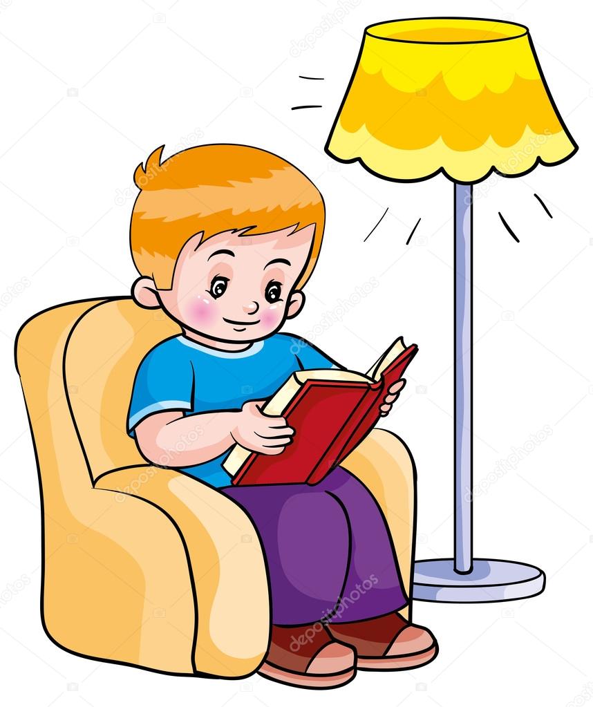 Boy reading book Stock Vector by ©Kopirin 58287917 Boy reading book Stock Vector by ©Kopirin 58287917