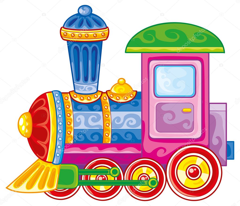 Locomotora de dibujos animados 2024