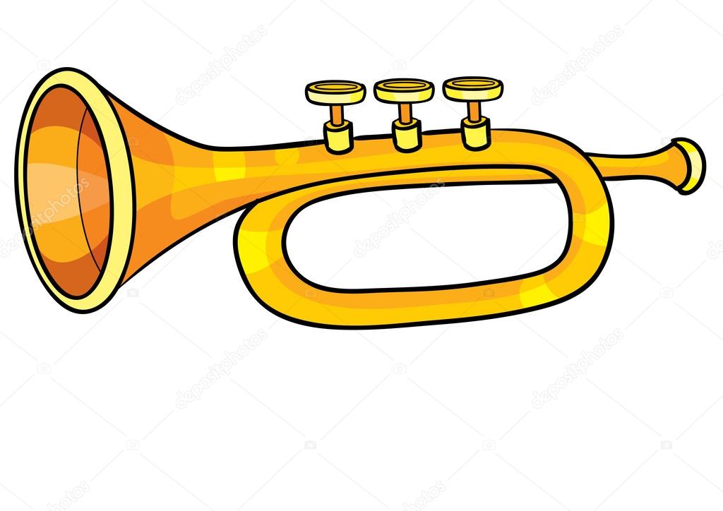 Ilustración de dibujos animados de Cornet — Archivo Imágenes ...