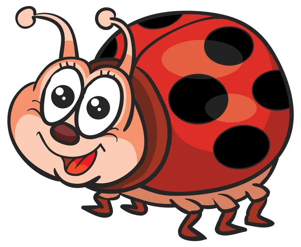 Happy cartoon Ladybug Stock Vector Image by ©Kopirin #68544621