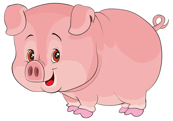 Marrano caricatura imágenes de stock de arte vectorial | Depositphotos