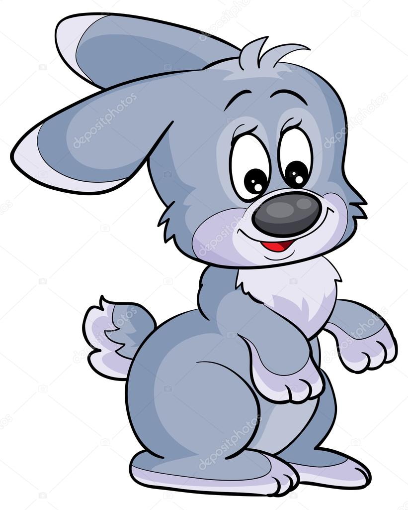 Feliz liebre de dibujos animados 2024