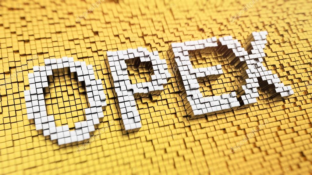 Pixelated OPEX image Stock Photo by ©timbrk 102189534