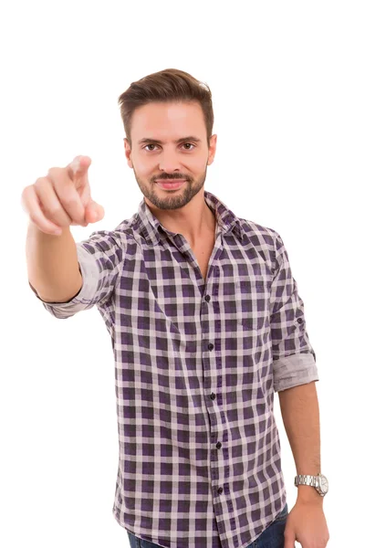 Man pointing — Stock Photo © hsfelix #39073615